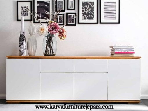 Bufet Minimalis Modern Terbaru Jati Jepara - Karya Furniture Jepara